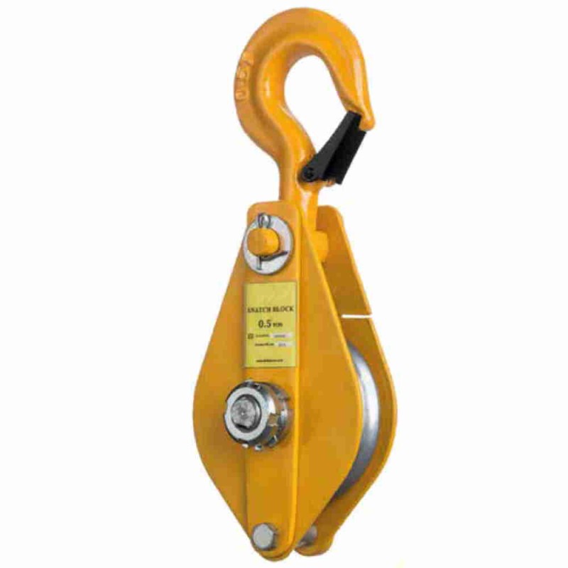 Carrucola manuale a fune per sollevamento trazione carichi kg.500 SG.0 ...